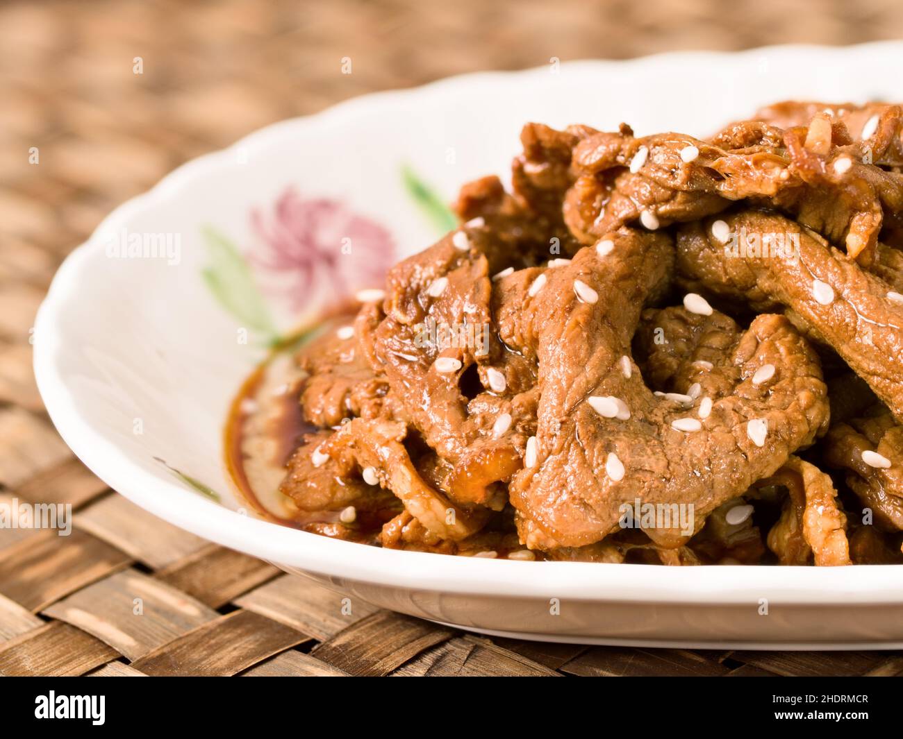 beef, meat dish, bulgogi, beefs, meat dishs Stock Photo - Alamy