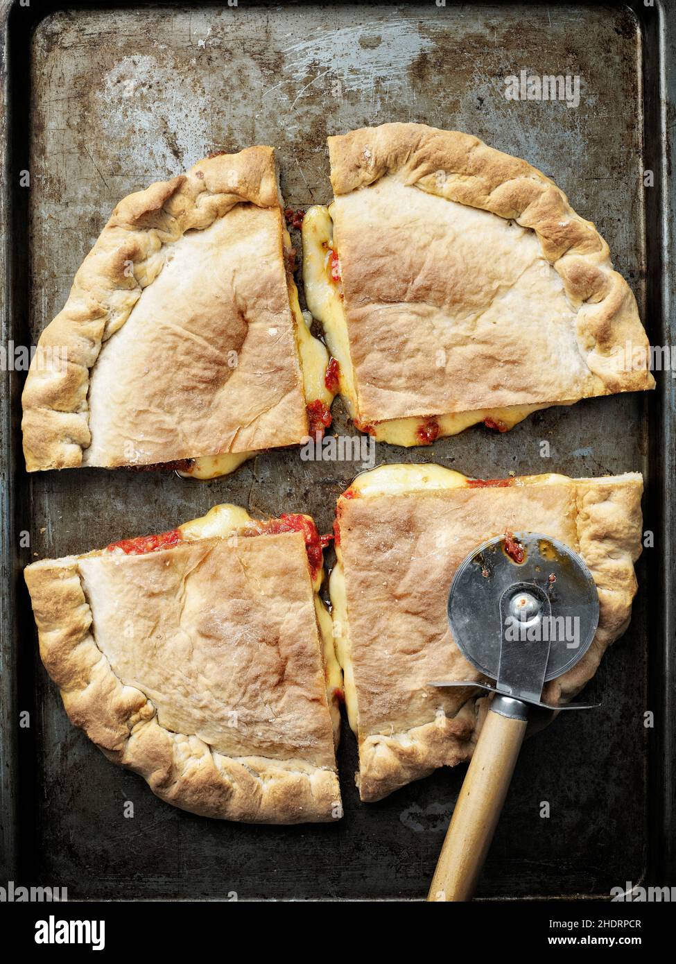 fast food, portion, calzone, fastfood, portions Stock Photo - Alamy