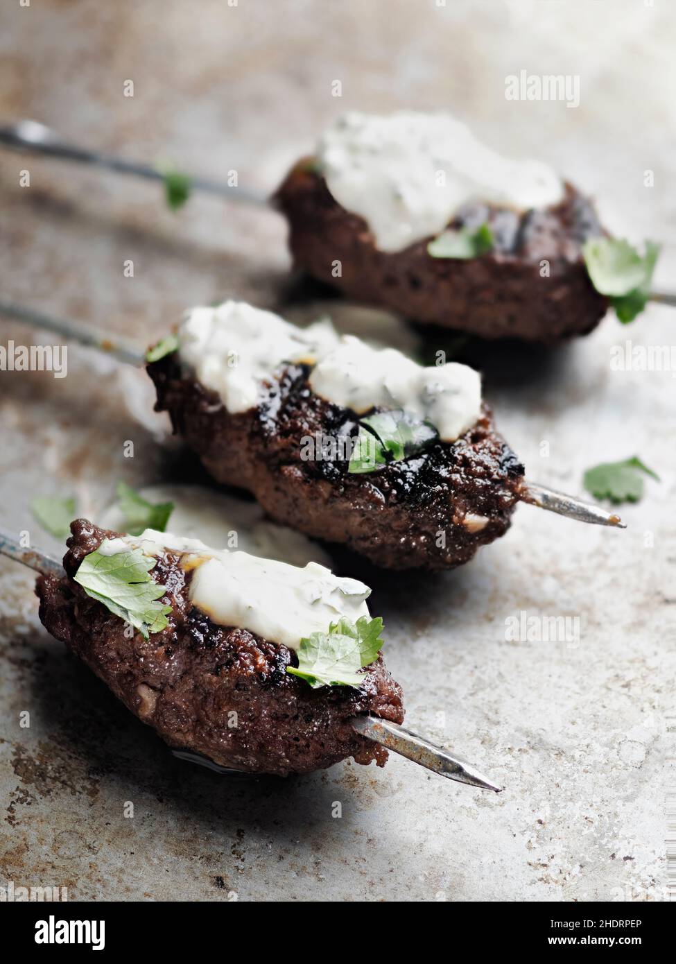 Minced meat spit hi-res stock photography and images - Alamy