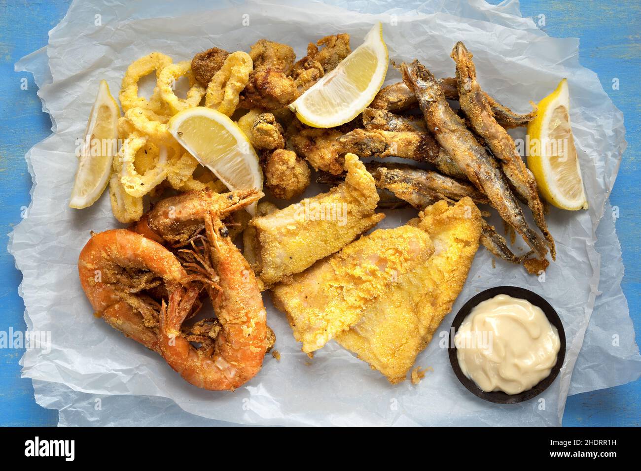 seafood, snack, fried, seafoods, snacks, frieds Stock Photo - Alamy