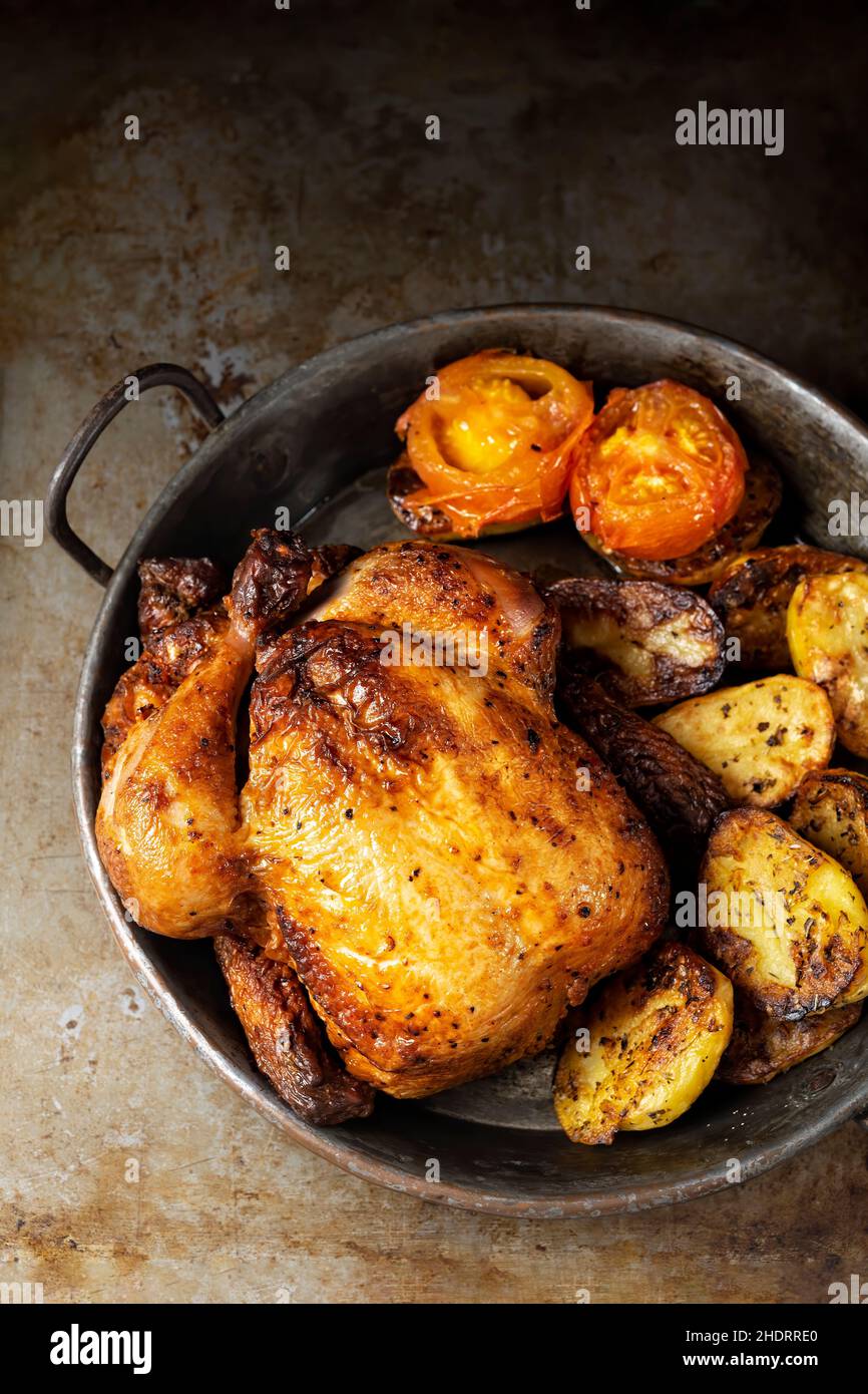 chicken, poultry, baked meal, chickens, poultries, baked meals Stock ...