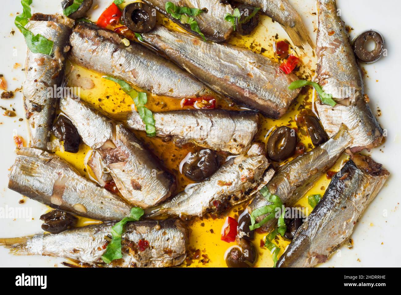 sardines, spicy, pickled, sharps, pickleds Stock Photo - Alamy