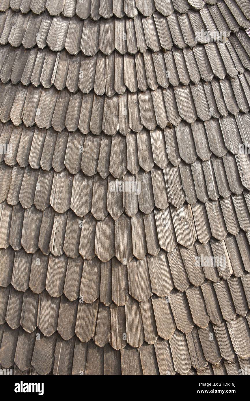 wood shingle, shingle roof, wood shingles, shingle roofs Stock Photo ...