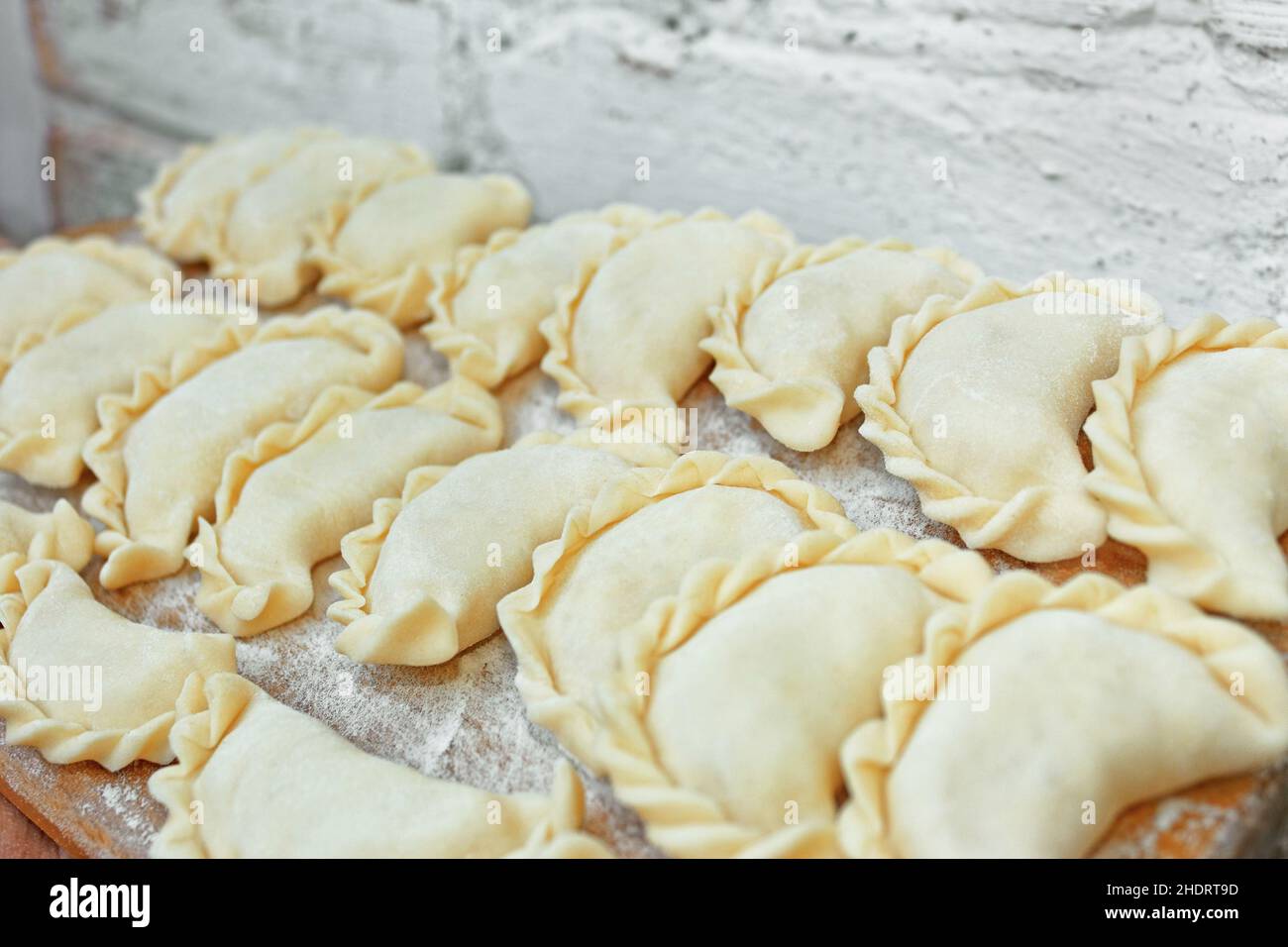 preparation, samosa, preparations, samosas Stock Photo - Alamy