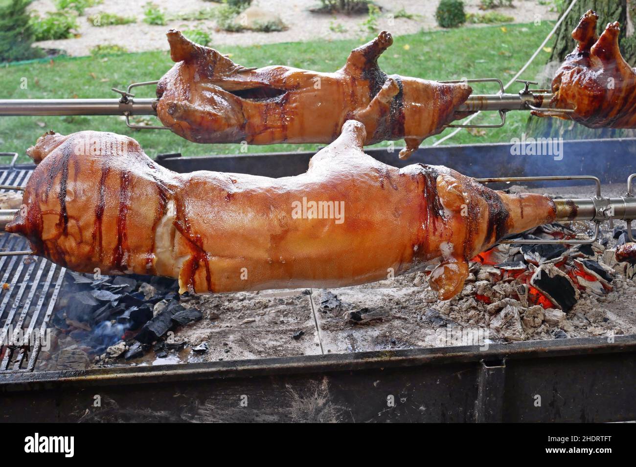 Rotary skewers hi-res stock photography and images - Alamy