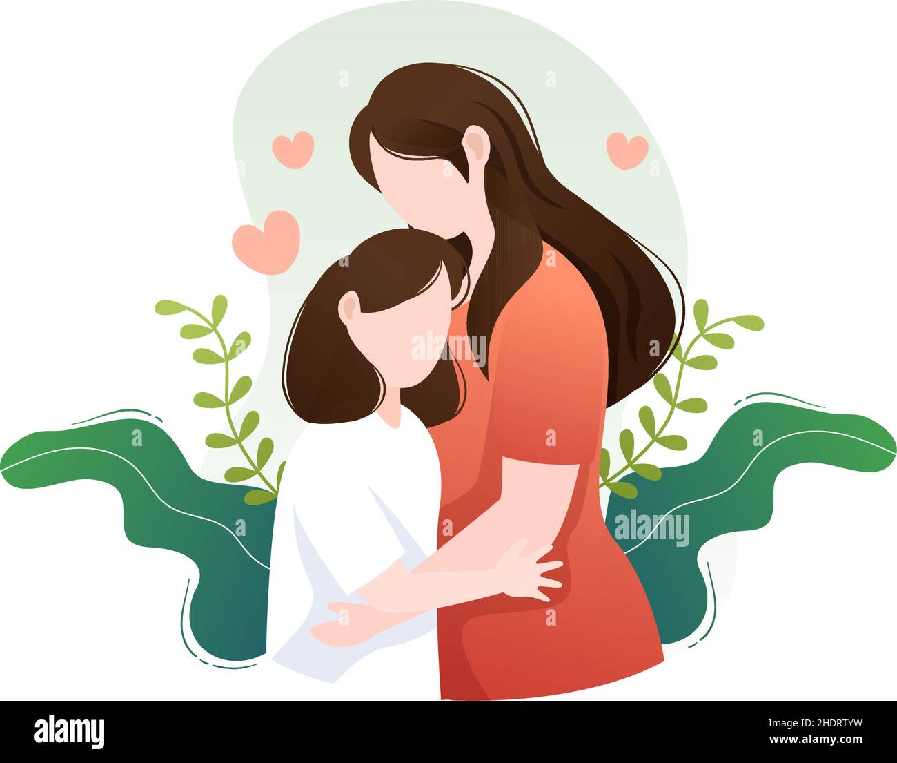 Family Time Parents and Children Illustration Stock Vector Image & Art ...