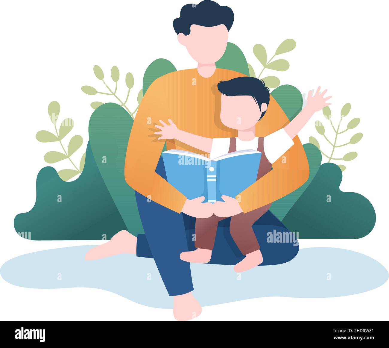 Parenting of Mother, Father and Kids Embracing Each Other in Loving ...