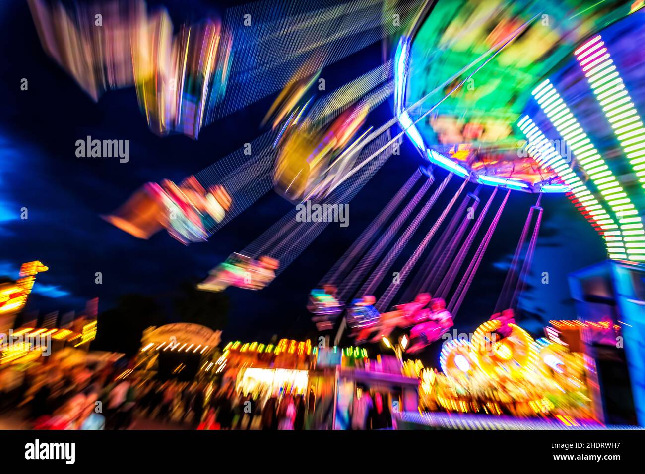 carousel, fun fair, carnival, chain swing ride, carousels, fairs ...