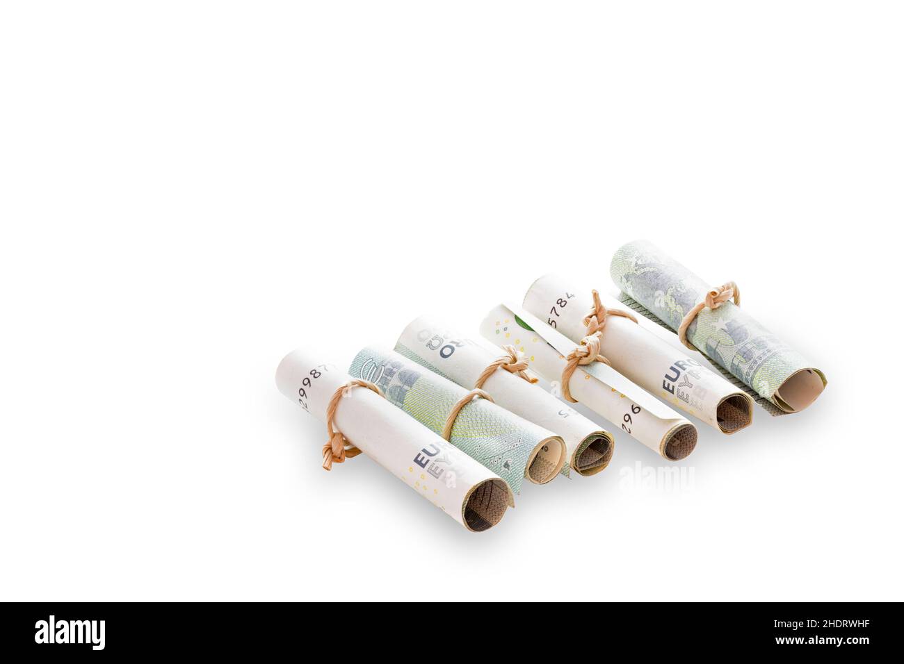 euro, rolled, banknotes, rolleds, banknote Stock Photo - Alamy