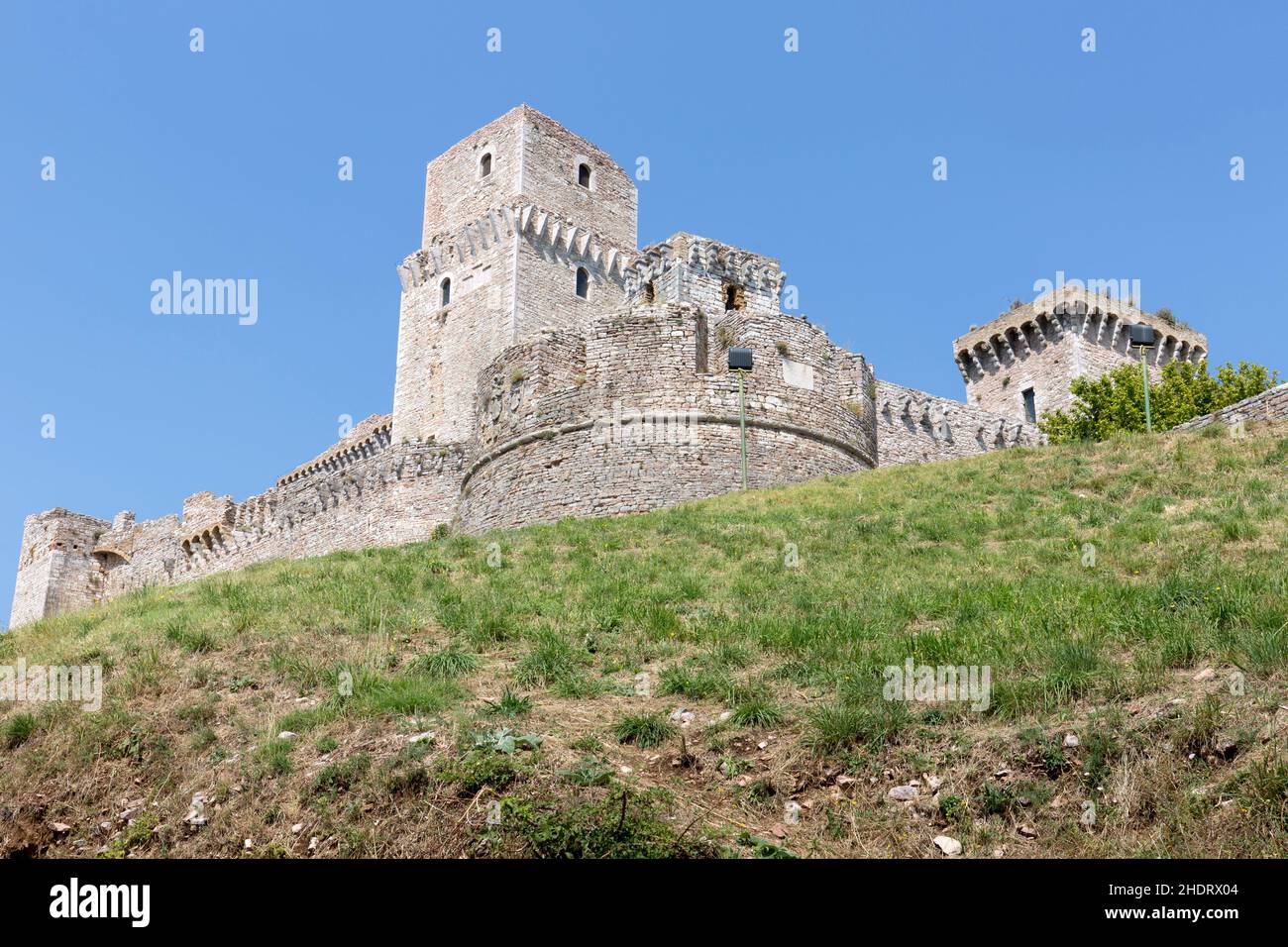 fort, assisi, rocca maggiore, forts, assisis Stock Photo - Alamy