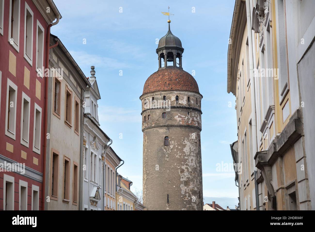 defensive tower, nikolaiturm, defensive towers Stock Photo - Alamy