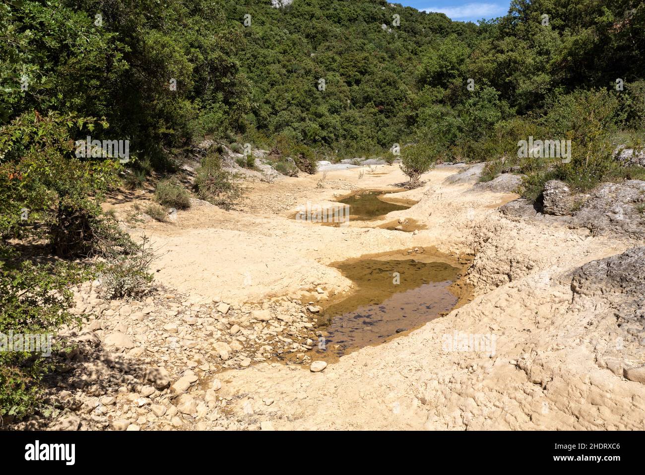 streambed, ardeche, streambeds, ardeches Stock Photo - Alamy