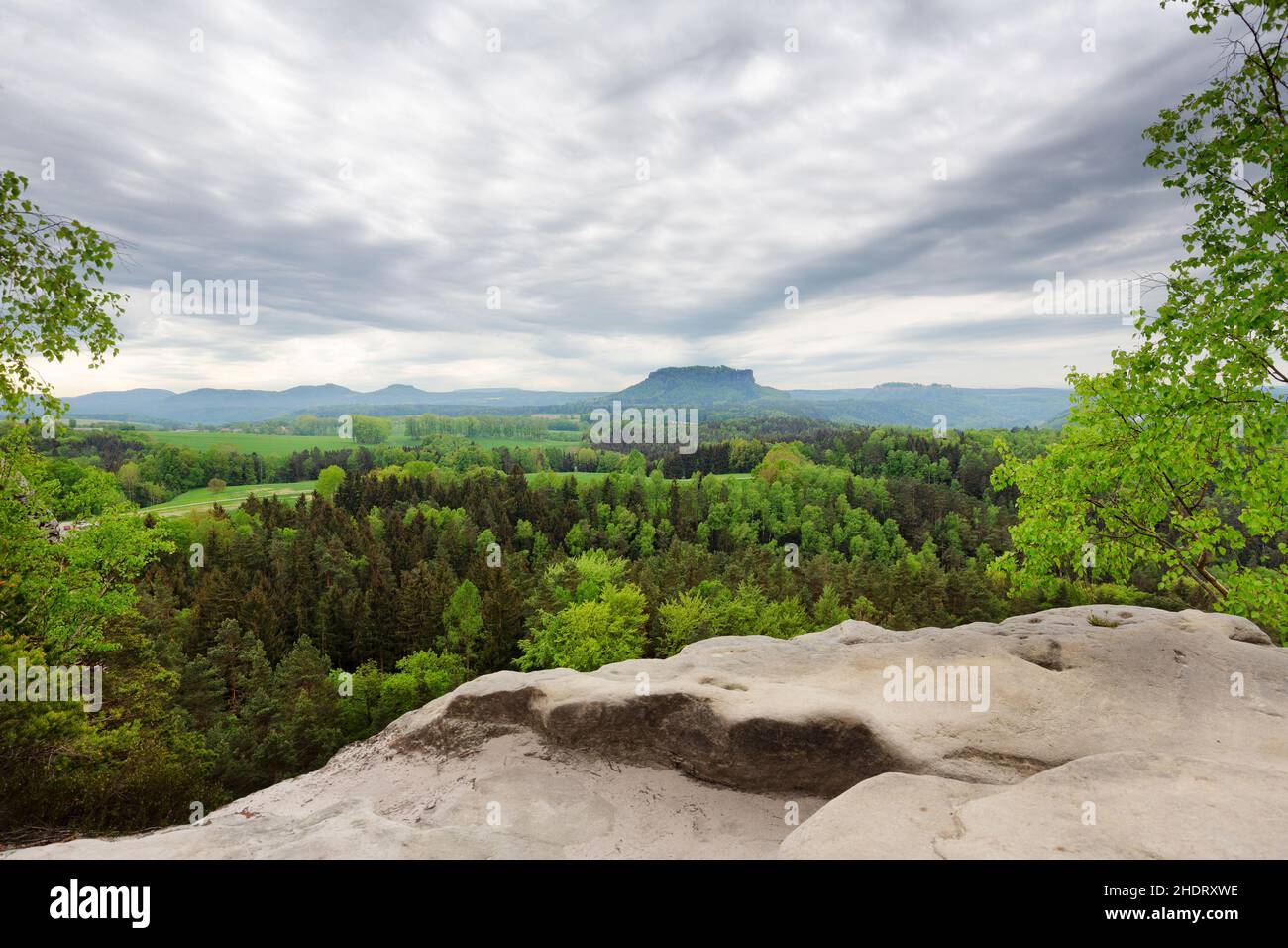 saxon switzerland, elbe sandstone mountains Stock Photo - Alamy