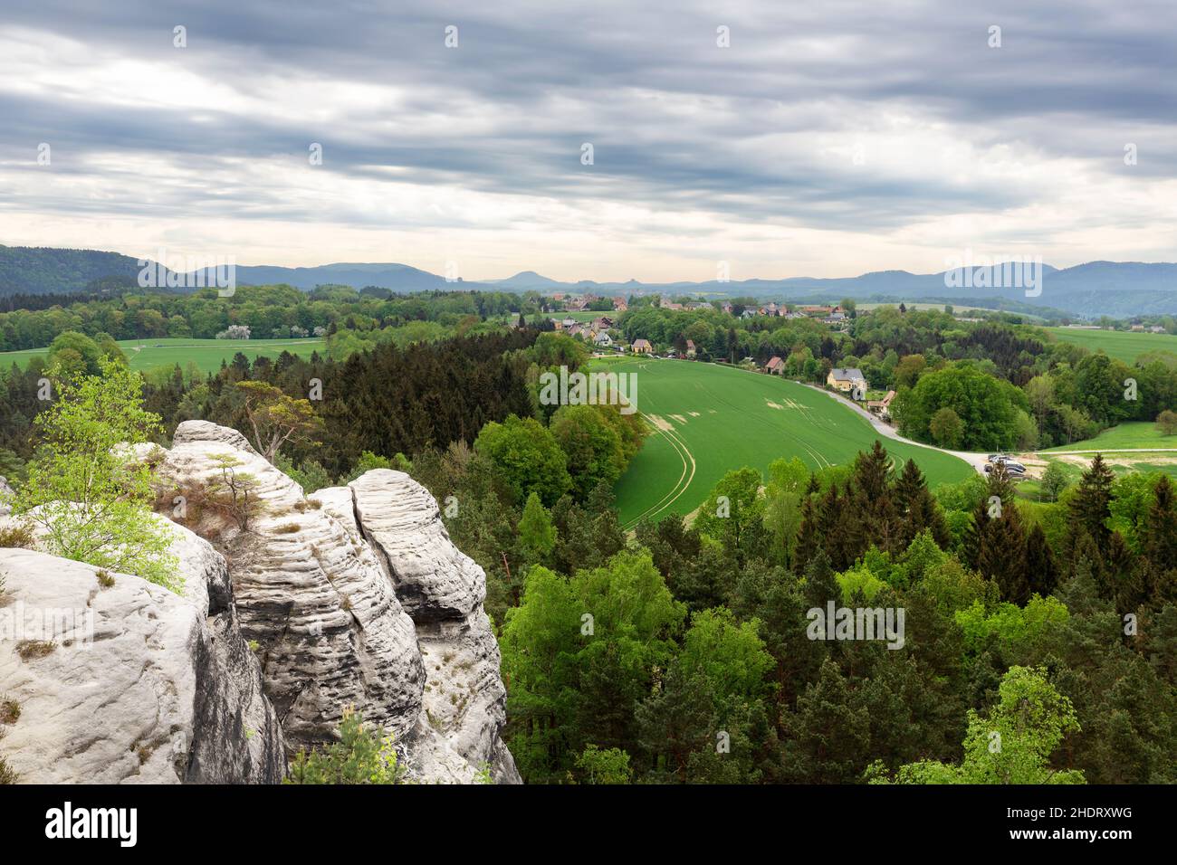 saxon switzerland, elbe sandstone mountains Stock Photo - Alamy
