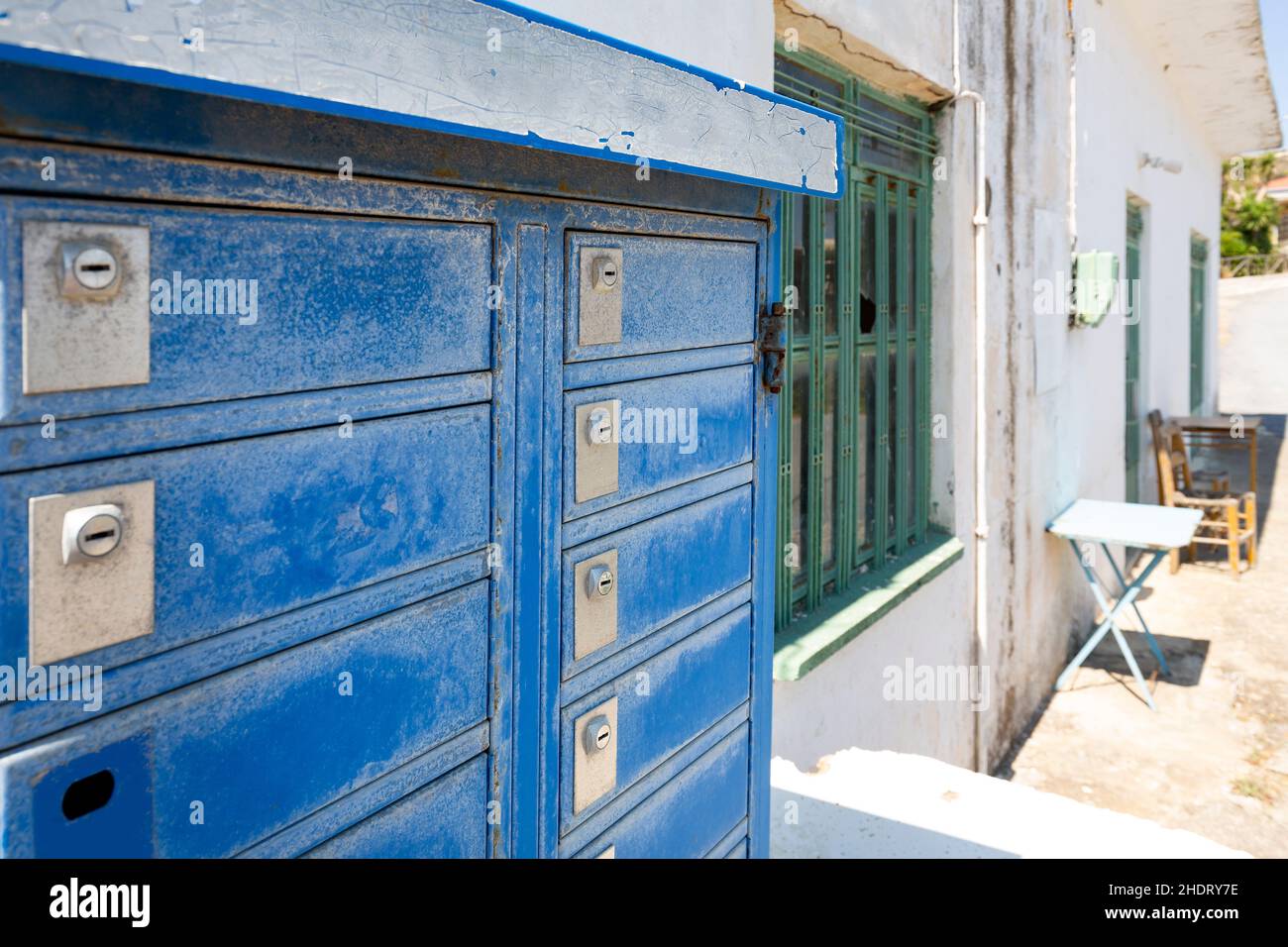 Mailbox greece hi-res stock photography and images - Alamy
