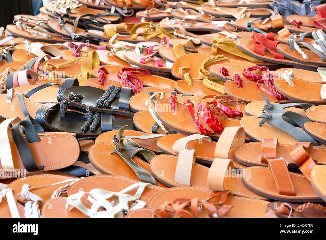 Sandal displays hi-res stock photography and images - Alamy