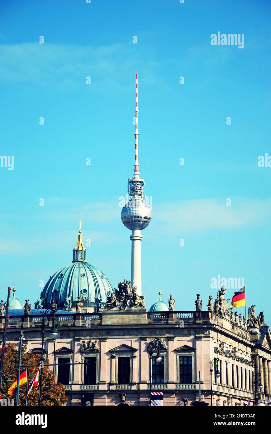 berlin, television tower, television towers Stock Photo - Alamy