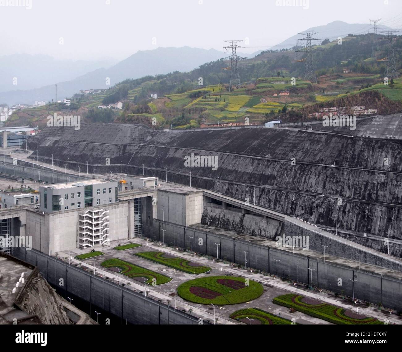 china, hydroelectric power station, dam, jangtse, chinas, hydroelectric ...