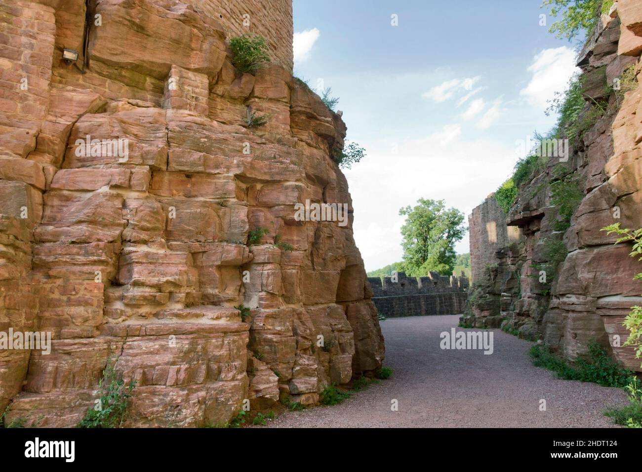 wllas, wertheim castle, wall Stock Photo - Alamy