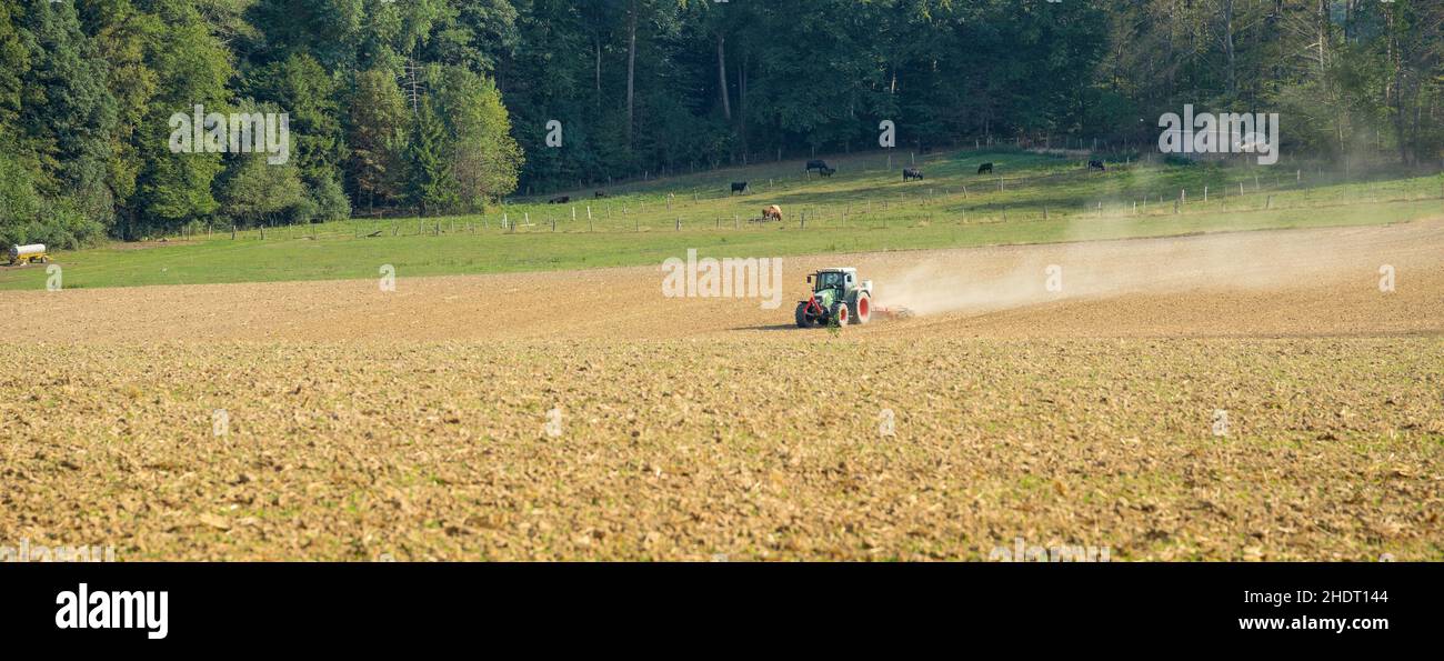 Farmers work plowing field hi-res stock photography and images - Alamy