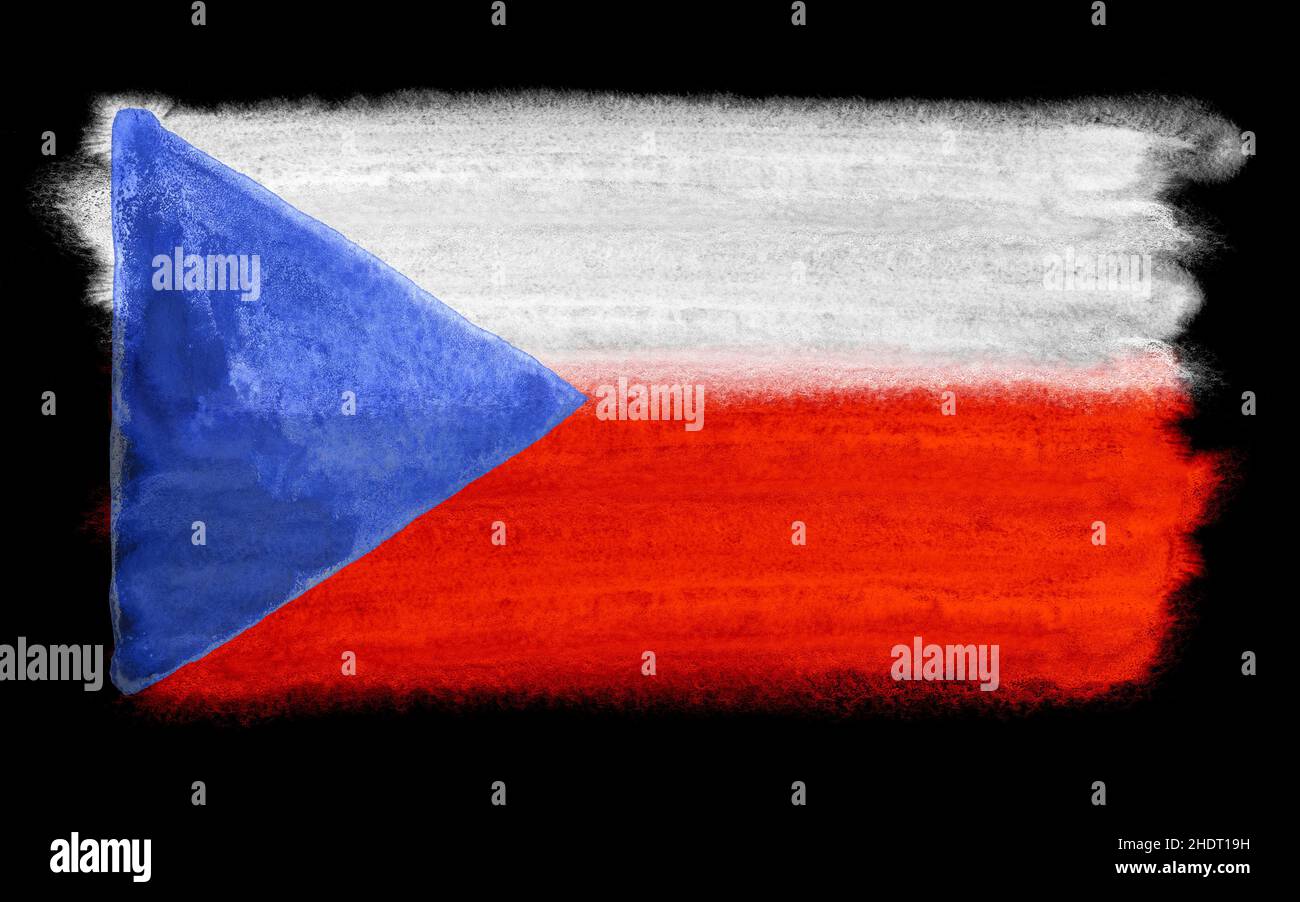 Czech national flag hi-res stock photography and images - Alamy