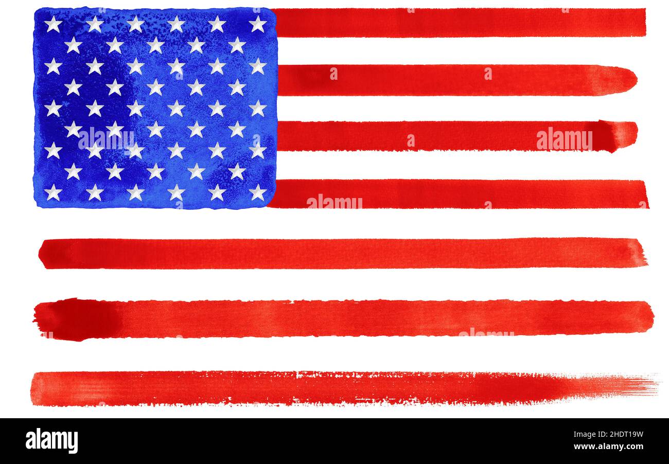 Usa flags image Cut Out Stock Images & Pictures - Alamy