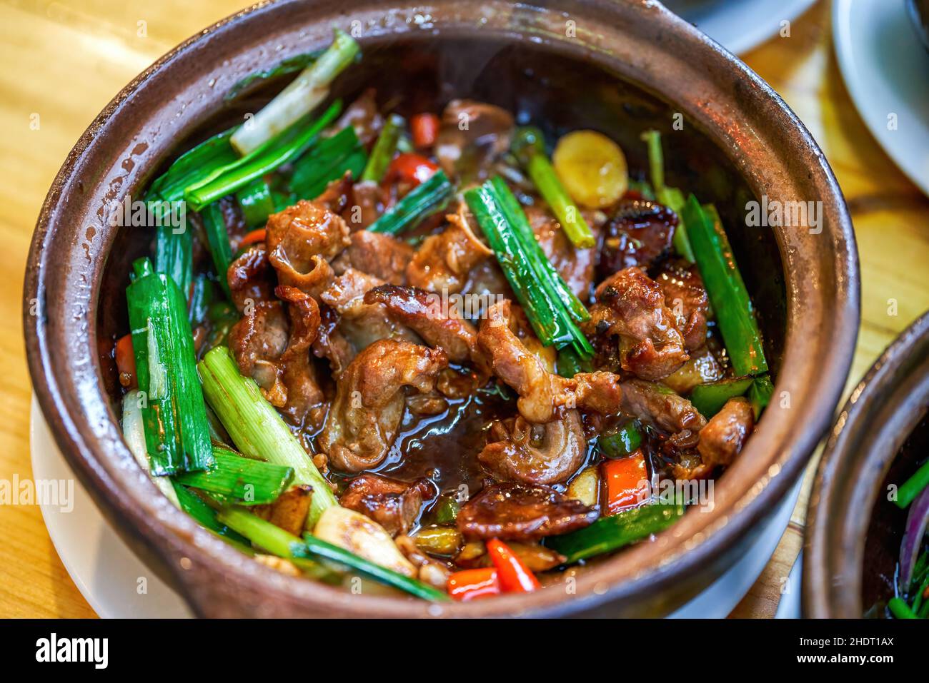 A pot of delicious authentic traditional Cantonese cuisine, Keijia pot ...