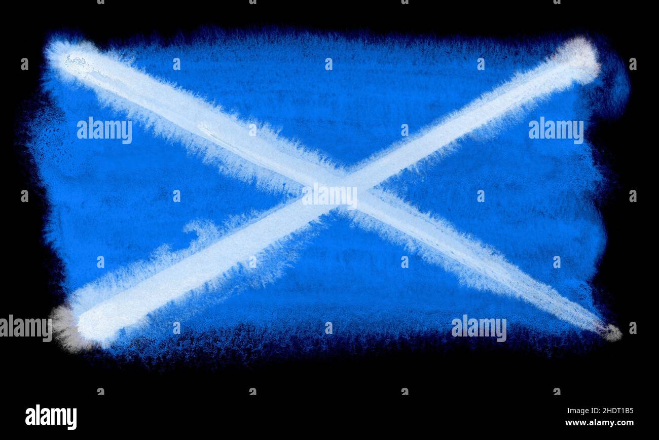 Scotland national flag colors hi-res stock photography and images - Alamy