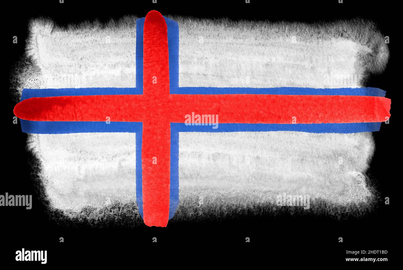 National flag of the faroe islands hi-res stock photography and images ...