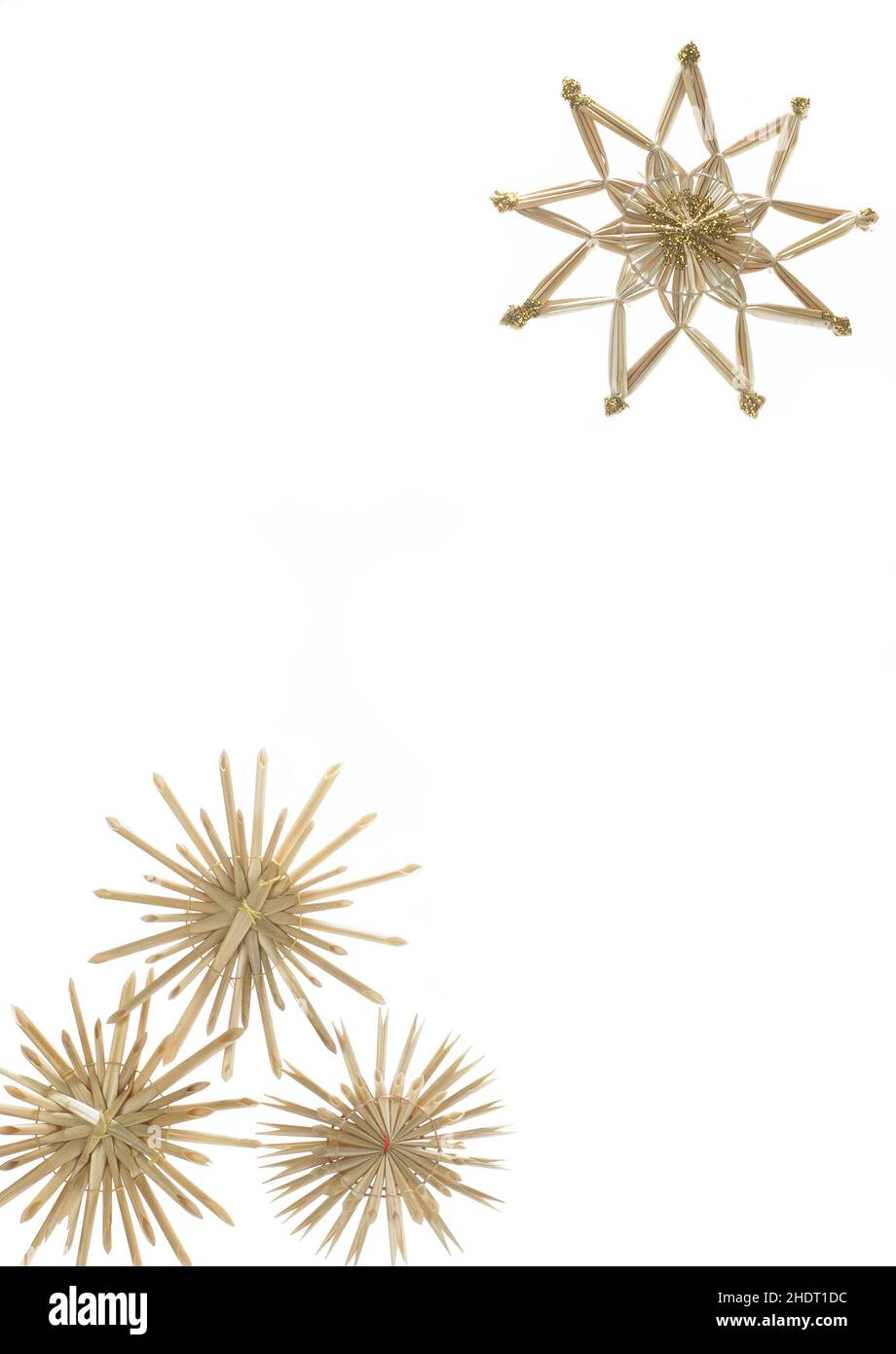 christmas straw star, christmas straw stars Stock Photo - Alamy
