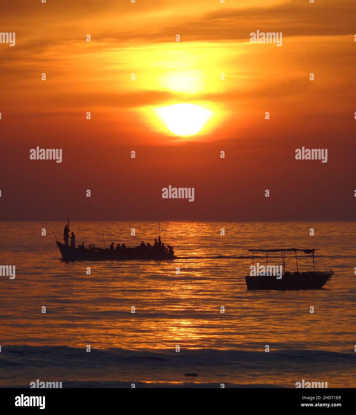 sunset, indian ocean, goa, sunsets, indian oceans, goas Stock Photo - Alamy