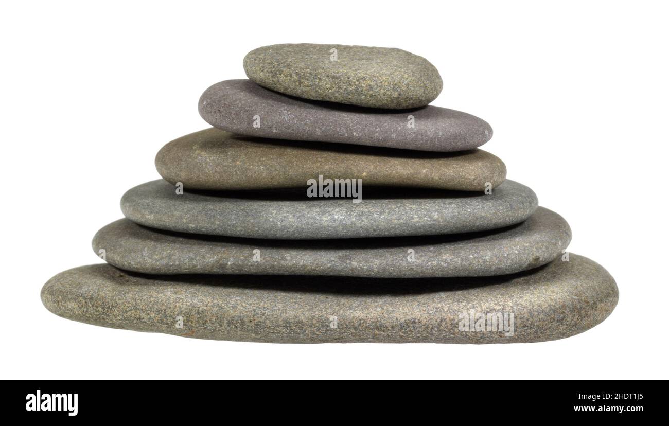 pebble, stone pile, pebbles, stone piles Stock Photo - Alamy