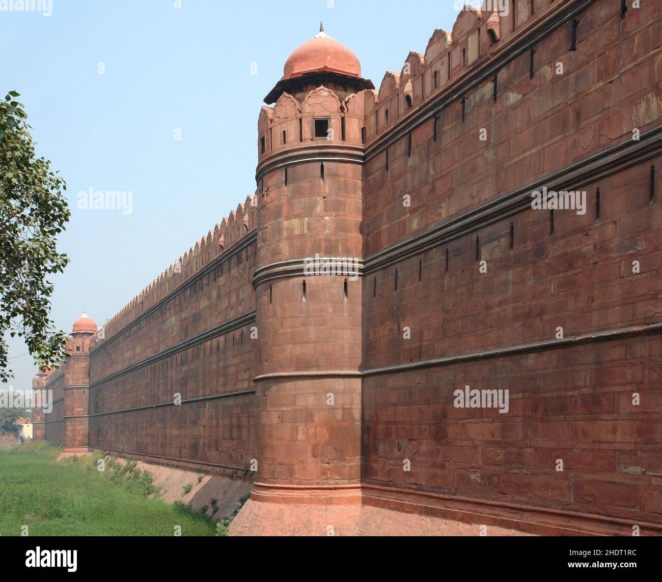 delhi, red fort, bastion, delhis, red forts, bastions Stock Photo - Alamy