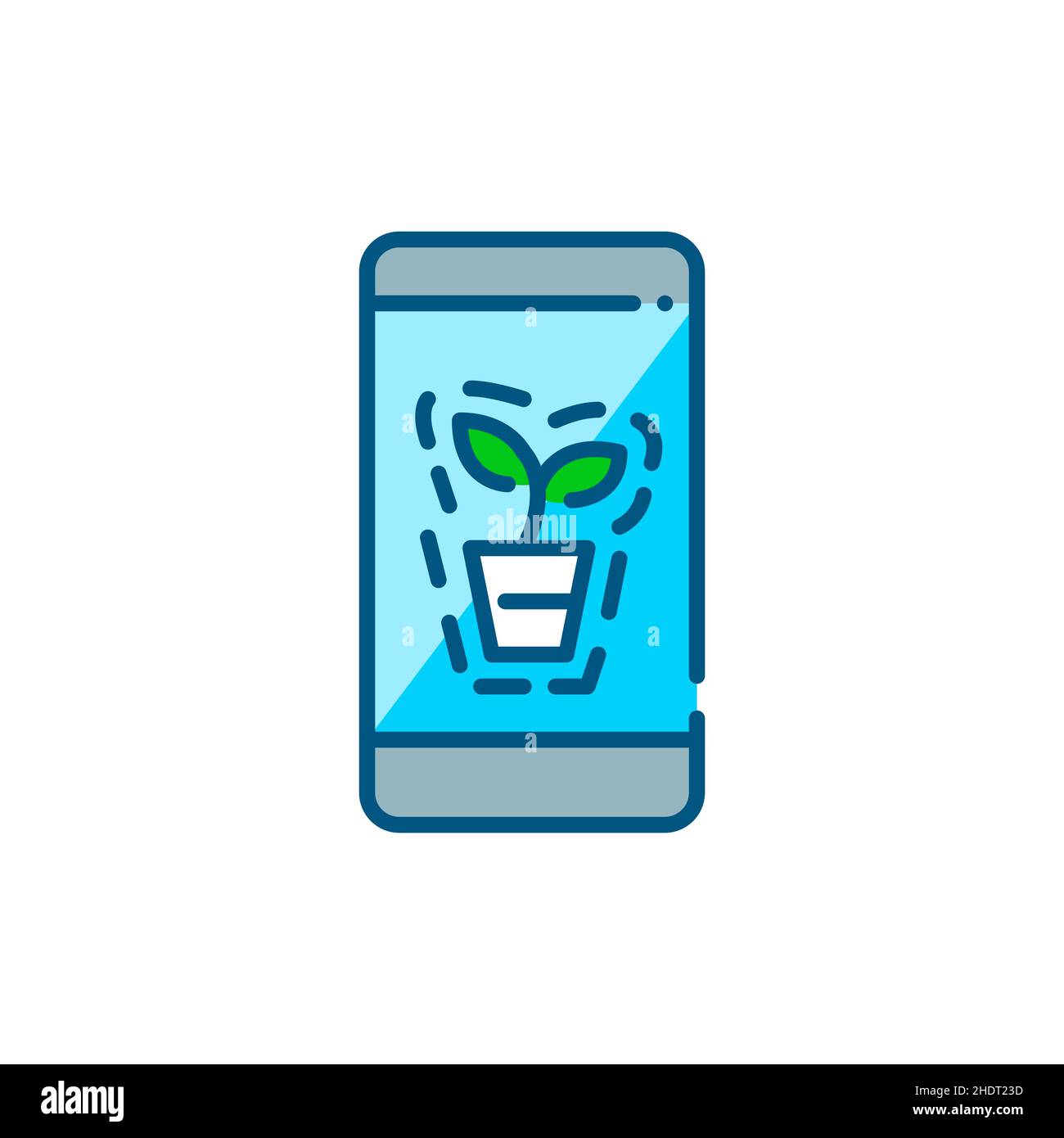 Object contour detection. Artificial intelligence augmented reality ...