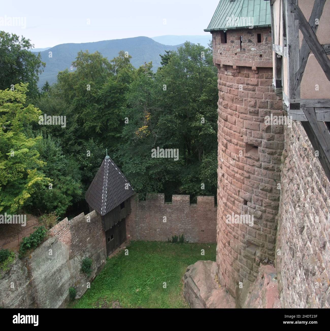 castle wall, fortress, high king castle, castle walls Stock Photo - Alamy