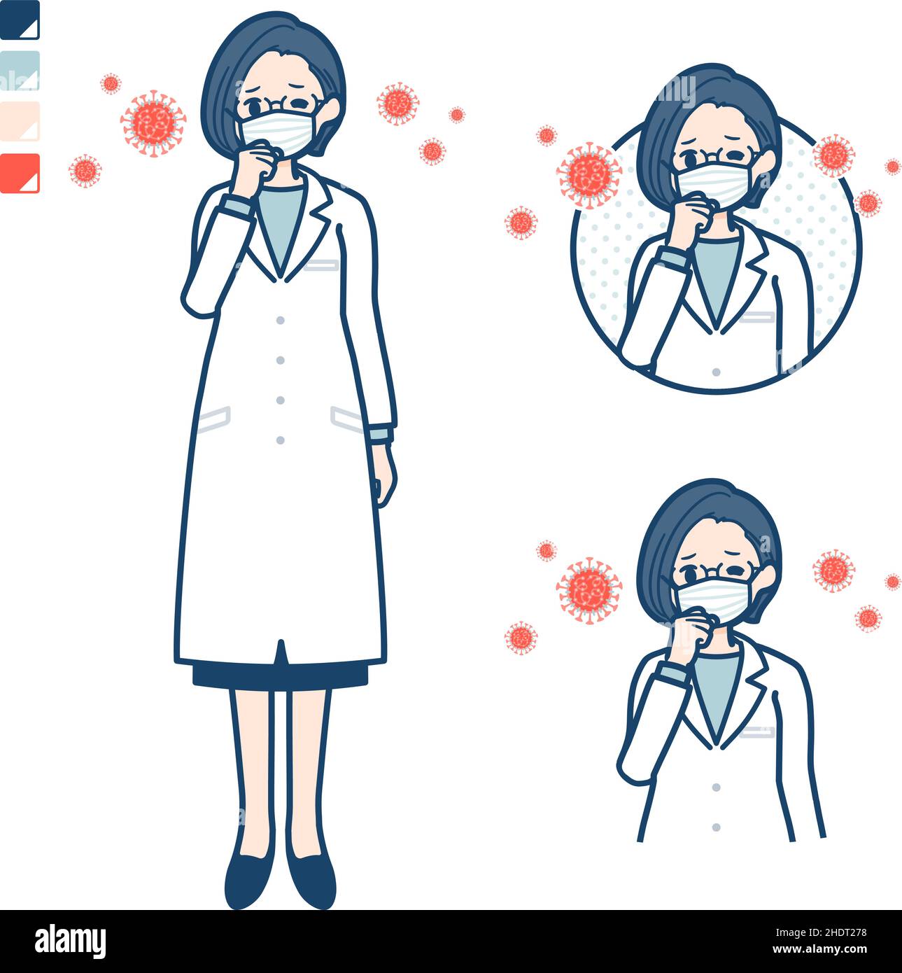 Lab Coat Drawing Easy