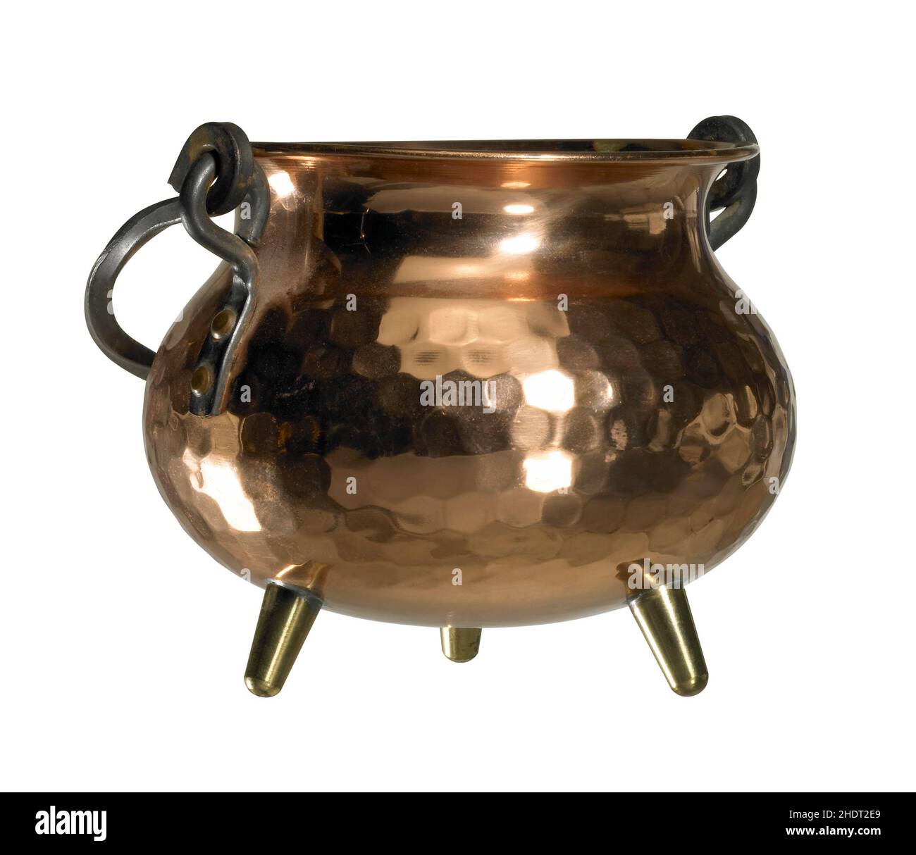 Ancient copper container Cut Out Stock Images & Pictures - Alamy