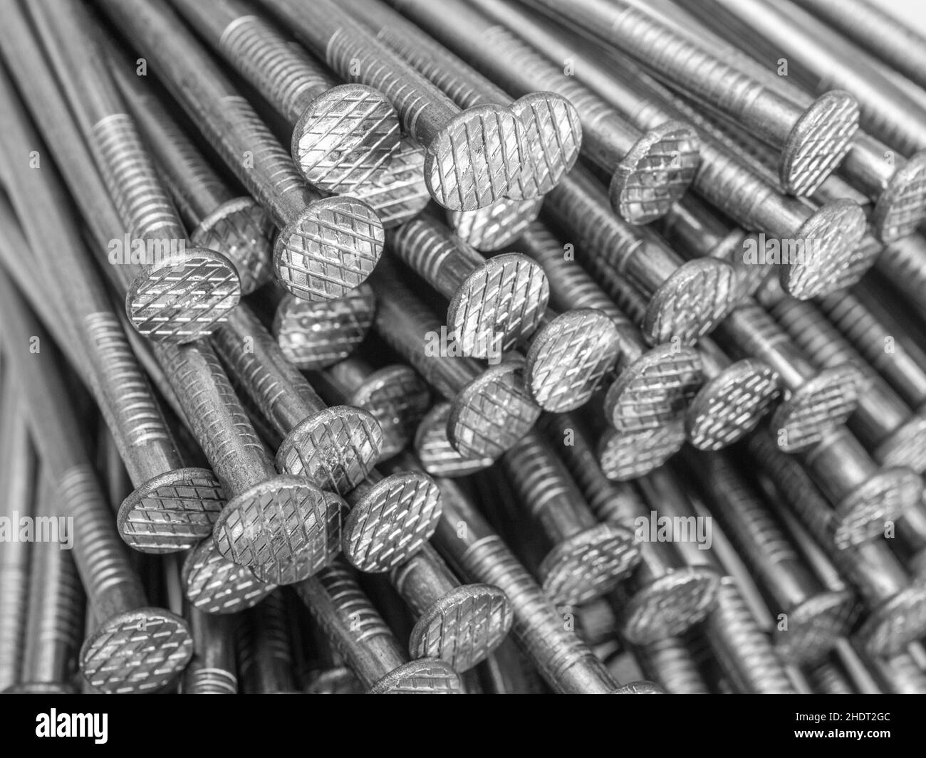Nails close up Black and White Stock Photos & Images - Alamy