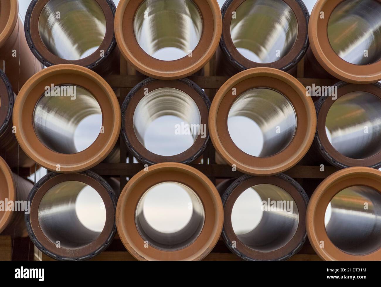 Stacking pipes hi-res stock photography and images - Alamy