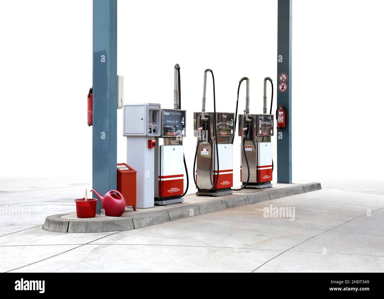 gas station, petrol pump, gas stations, pumps Stock Photo - Alamy