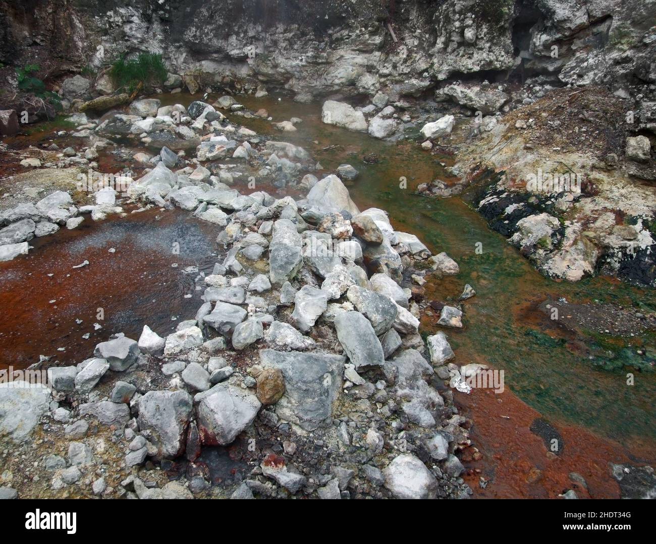 hot source, hot spring, sulphur springs, hot sources Stock Photo - Alamy