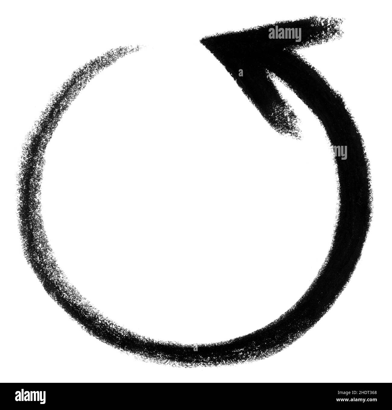 Arrow on circle hi-res stock photography and images - Alamy