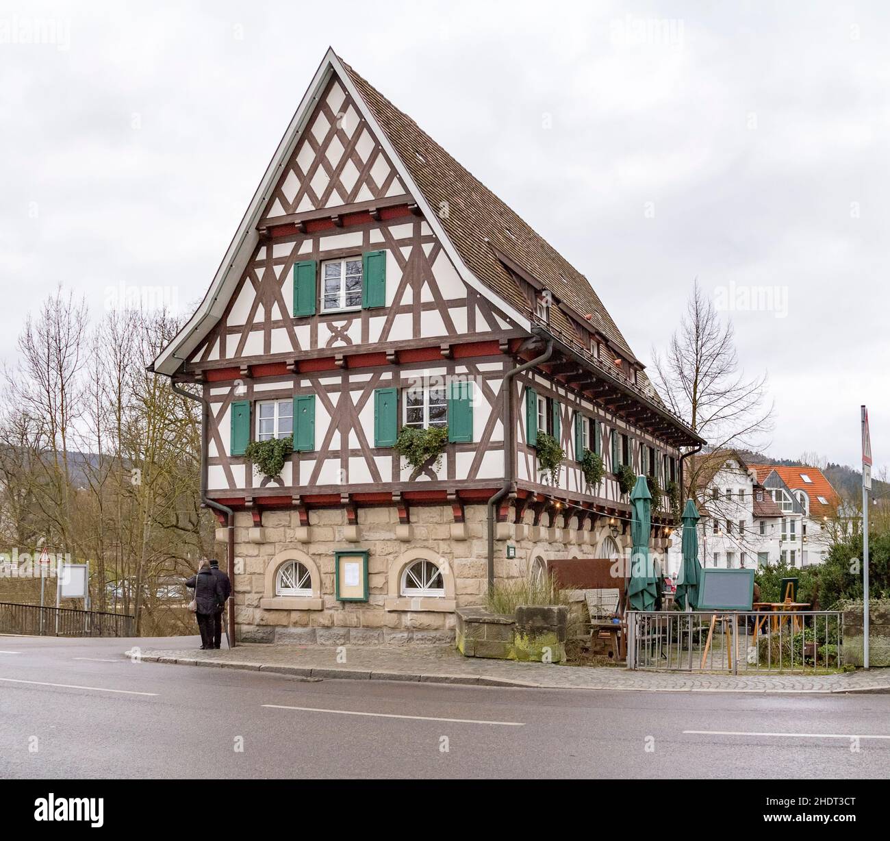 timbered, half-timbered, timbereds Stock Photo - Alamy