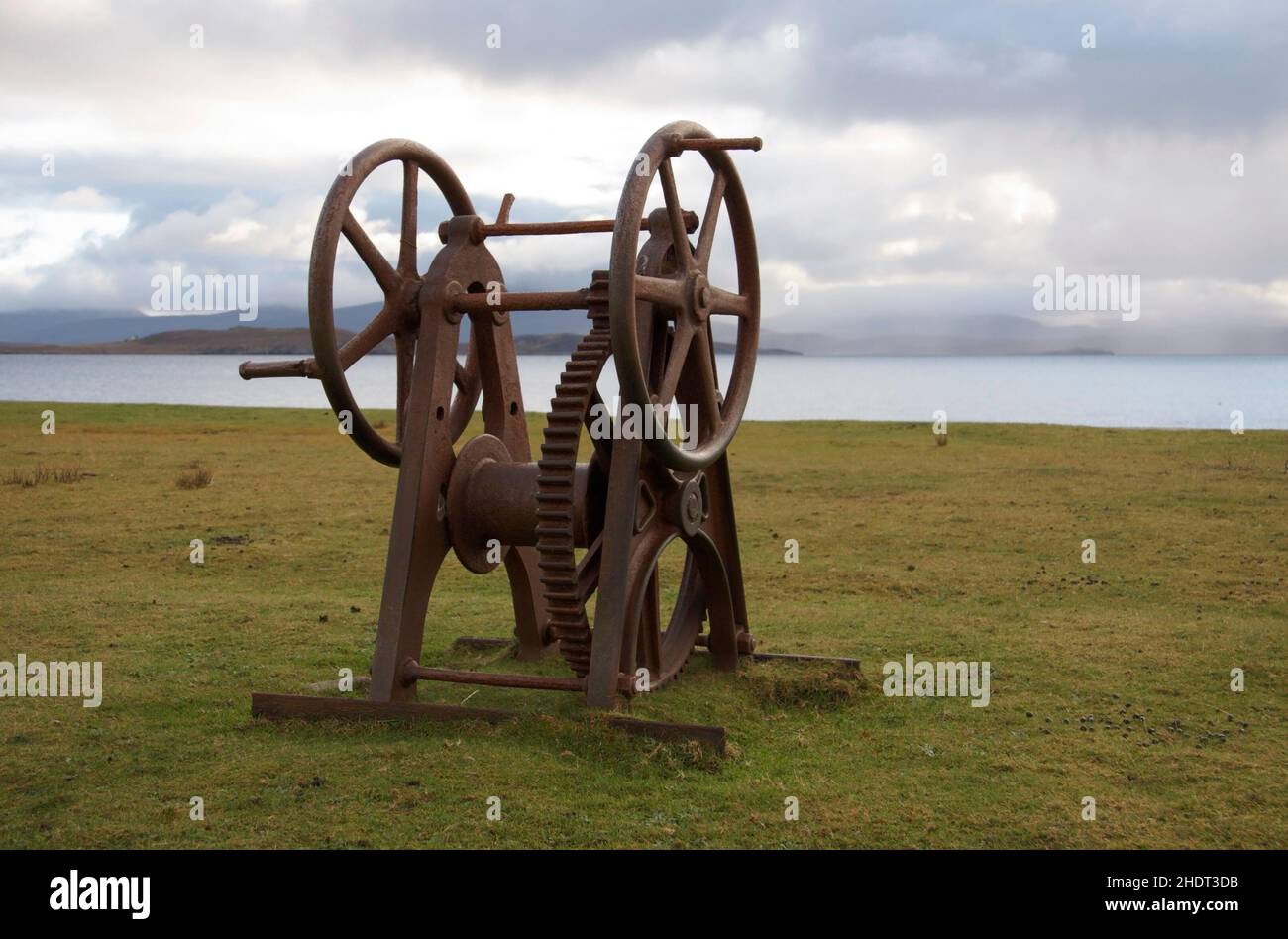 historical engineering, winch, winchs Stock Photo - Alamy