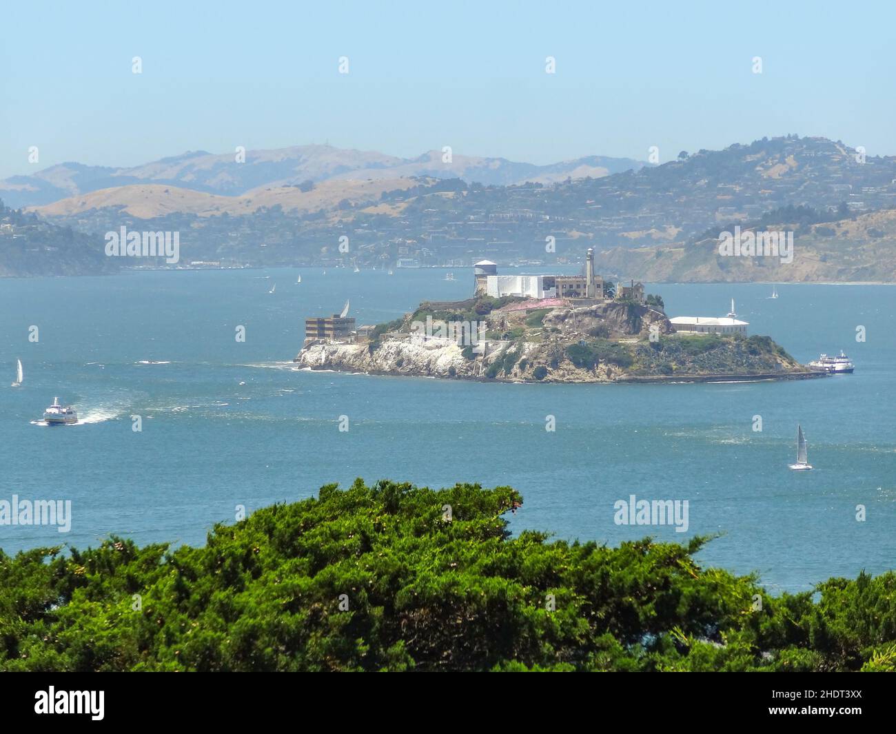 fortress, alcatraz, bay of san francisco, alcatrazs, san francisco bays ...