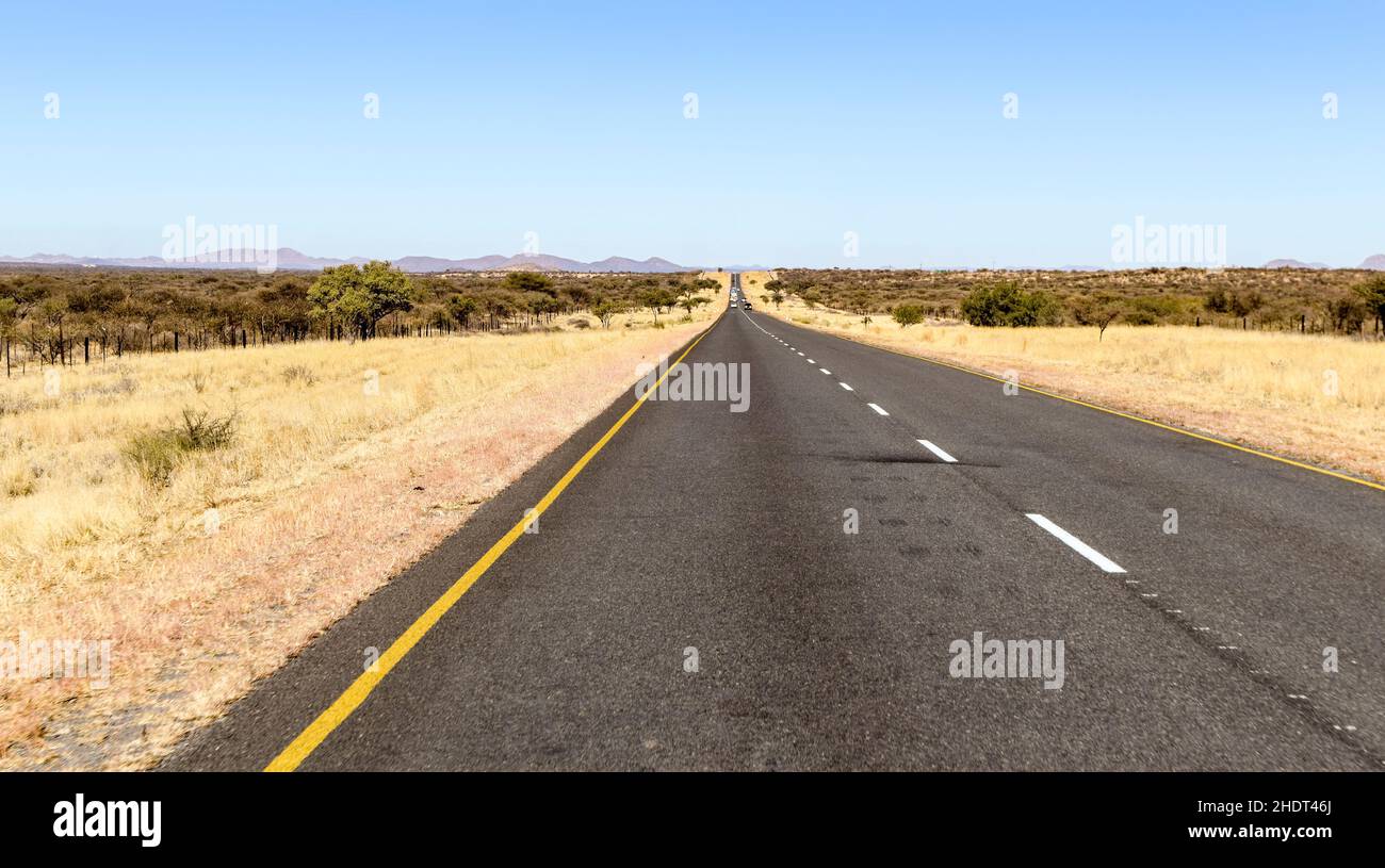 road, namibia, roads, street, streets, namibias Stock Photo - Alamy