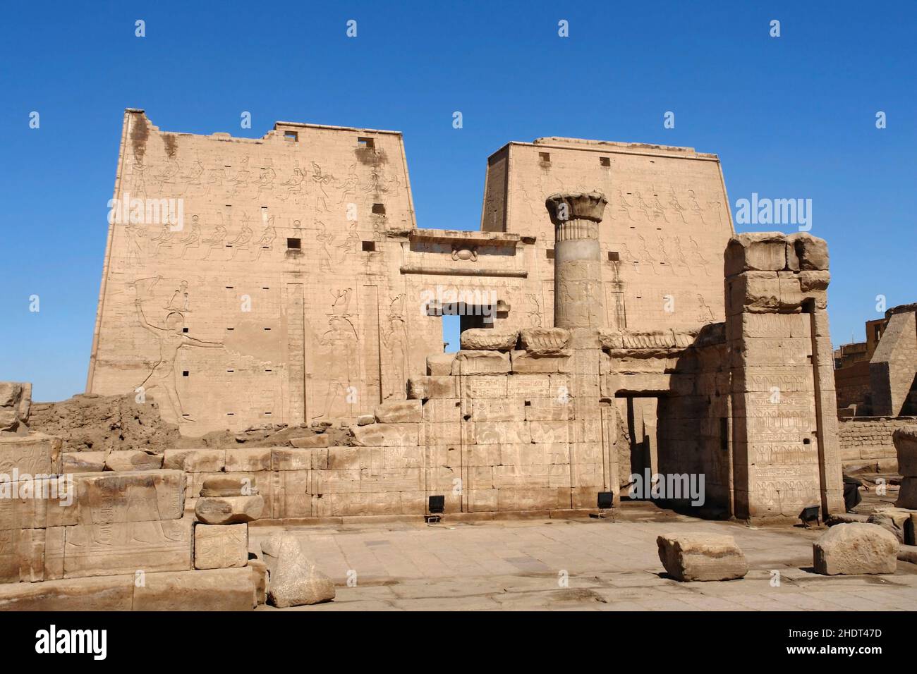 temple of edfu Stock Photo - Alamy