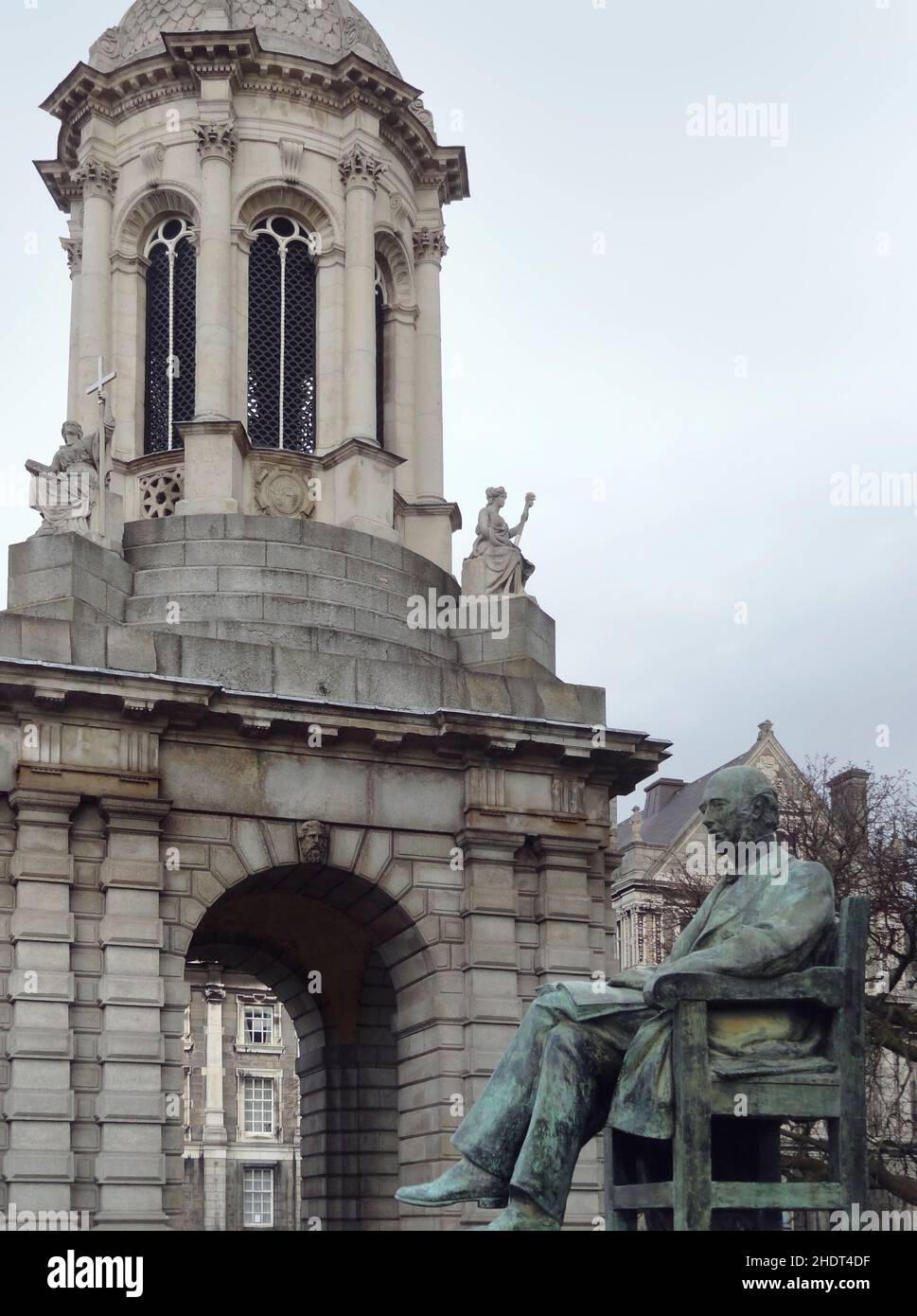 Trinity college dublin ireland sculpture hi-res stock photography and ...