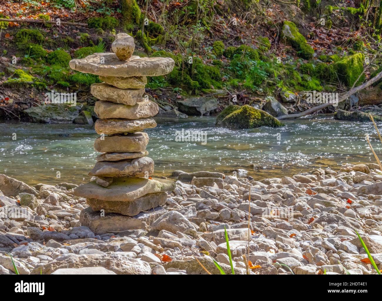 stone pile, stone piles Stock Photo - Alamy