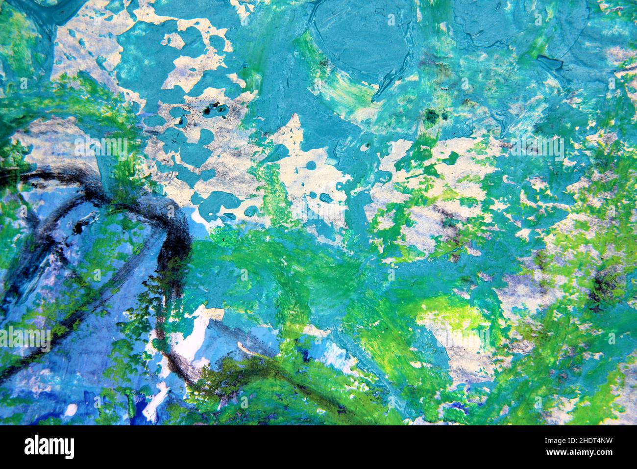 Abstract Contemporary hand painted artistic background Stock Photo - Alamy